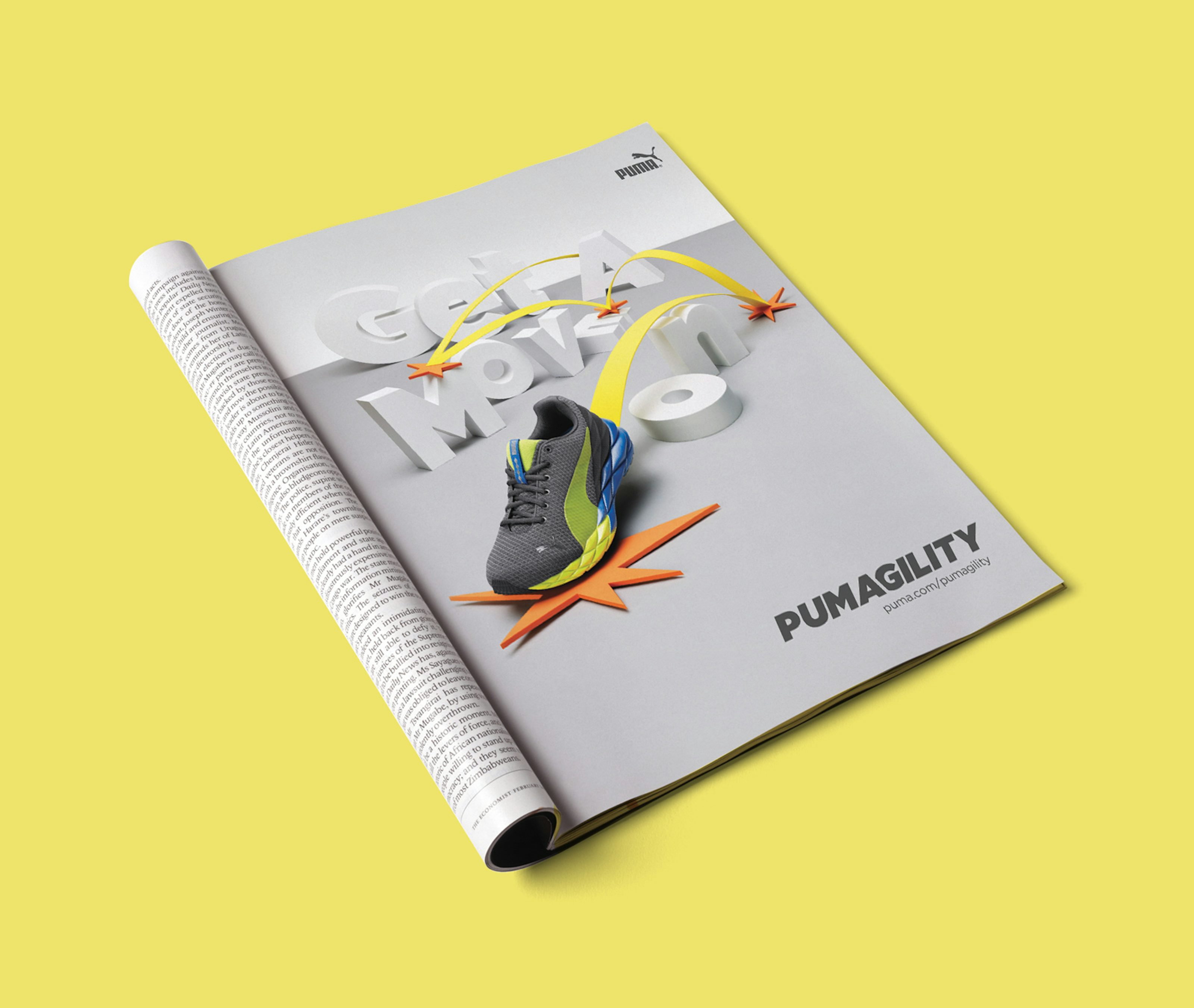 PUMAGILITY | Innovative Product Ad Campaign Design